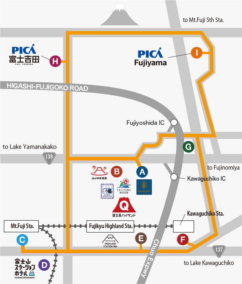 Free Fujikyu loop shuttle bus service for Fujikyu facility guests | 富士急 ...